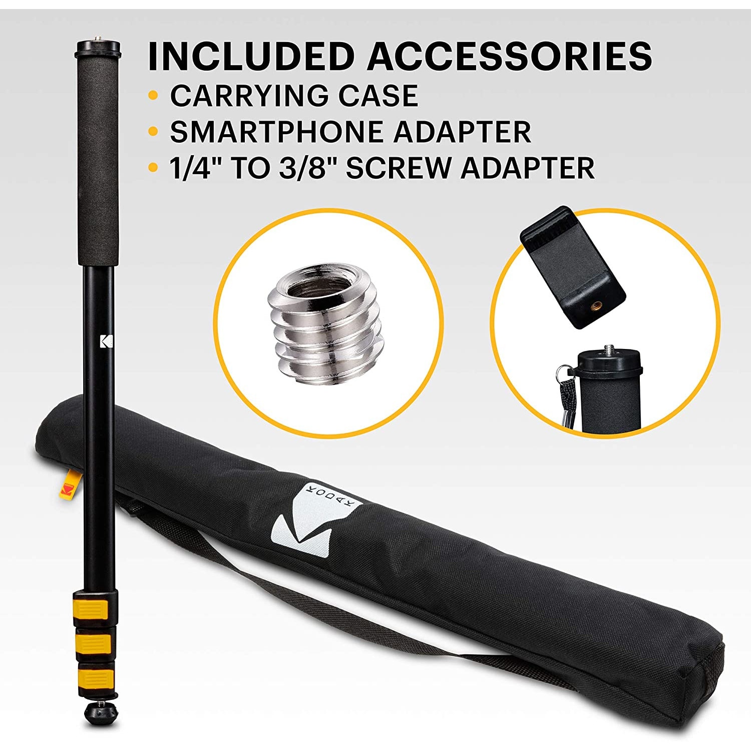 Monopied KODAK PhotoGear, 182cm, pentru DSLR, Mirorless si camere video ...