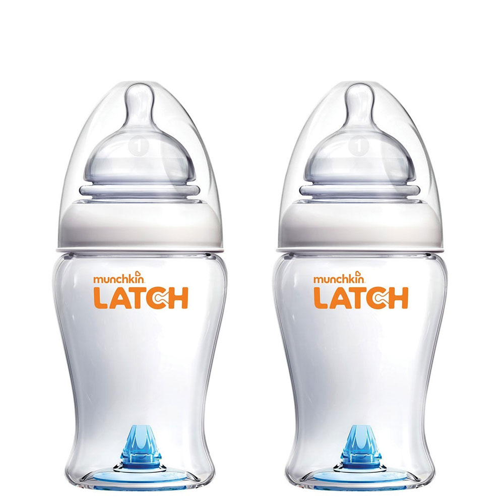 Set 2 Biberone Munchkin cu Supapa Anticolici, 240 ml, 0+ - eMAG.ro