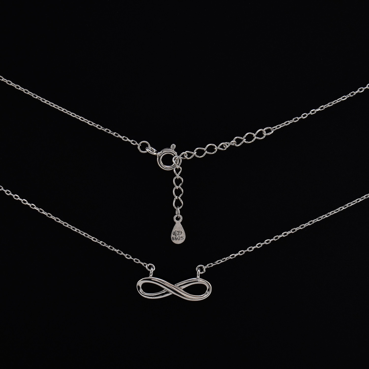 Lantisor dama, din argint 925, cu pandantiv in forma de infinit - eMAG.ro