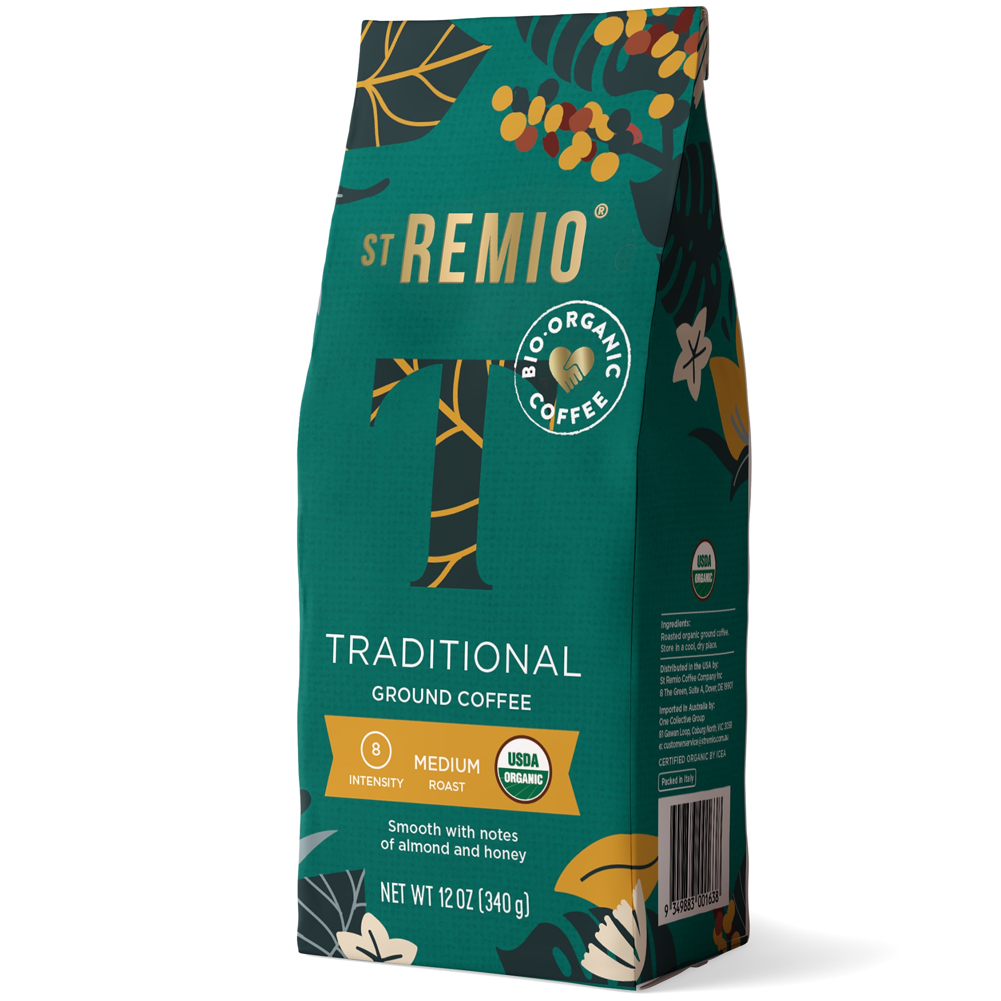 Cafea macinata St Remio Traditional BIO, 340g - eMAG.ro