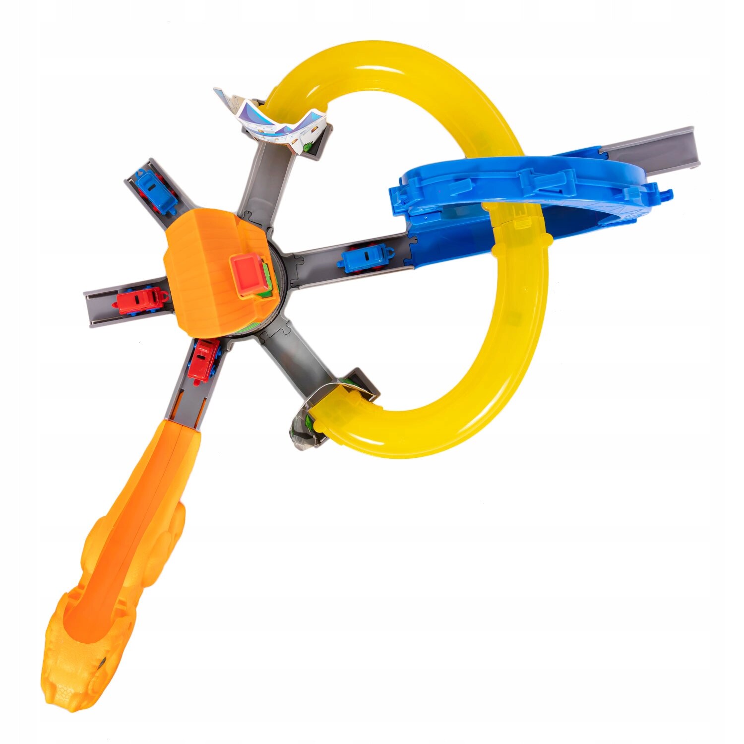 Pista launcher T-Rex, Plastic, 3 ani+, Multicolor - eMAG.ro