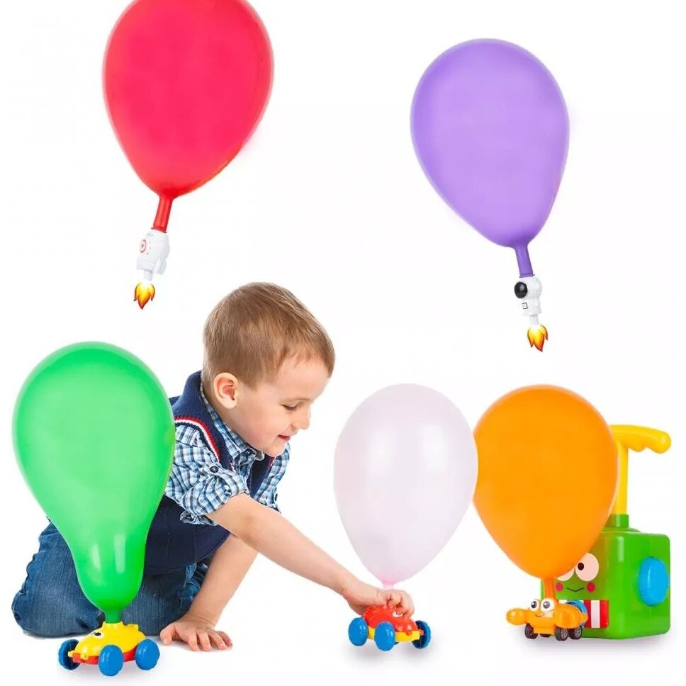 Интерактивна играчка за деца изстрелвач на балон движещи се превозни средства включени 12