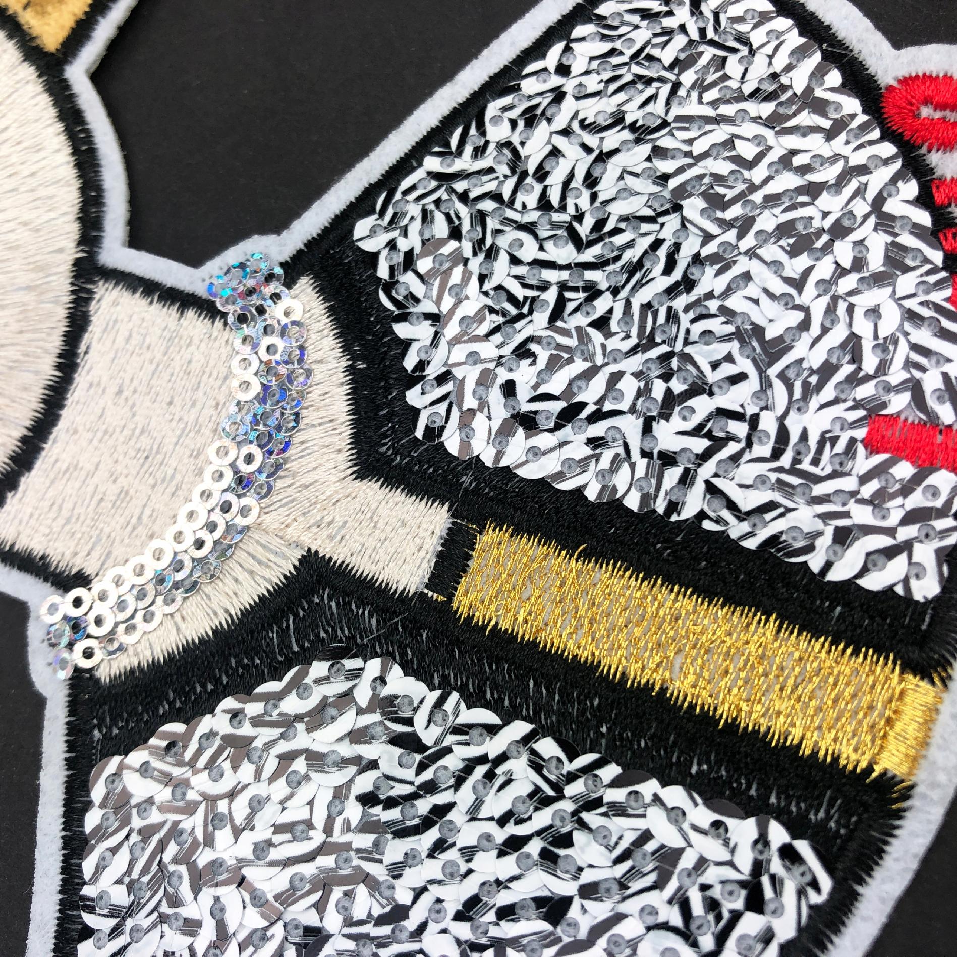 Petic Textil, Little Angel, Fata, inimi in ochi, paiete, Galben, 18 cm ...