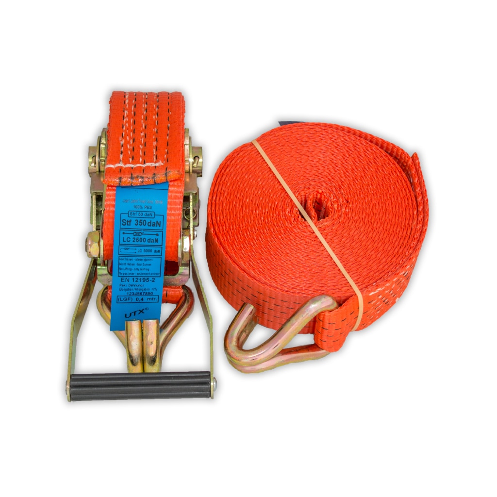 Chinga de ancorare completa, cu clichet si carlige, 2500kg, 50mm x 4m ...