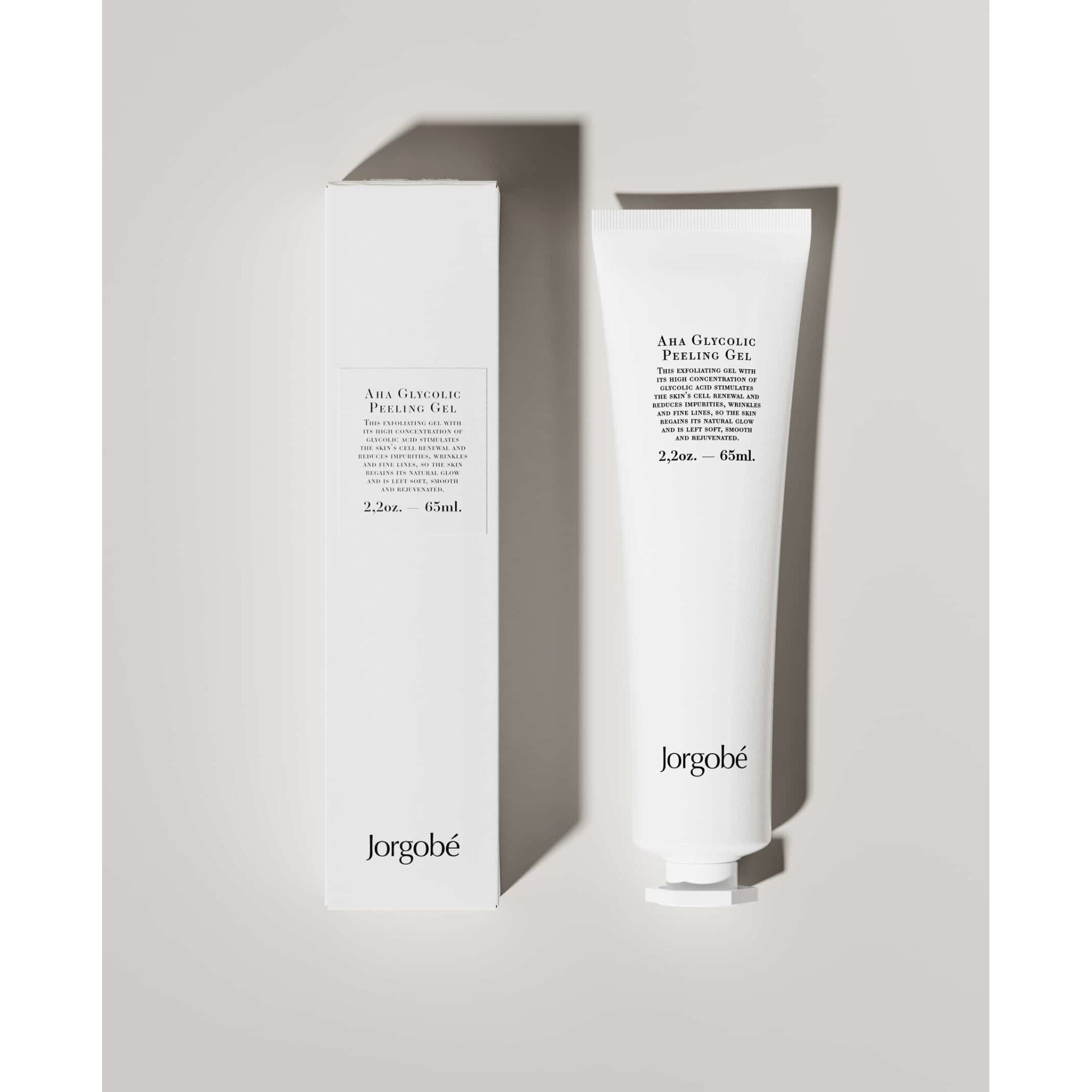 Gel exfoliant facial Jorgobé, AHA Glycolic Peeling Gel, 65 ml - eMAG.ro
