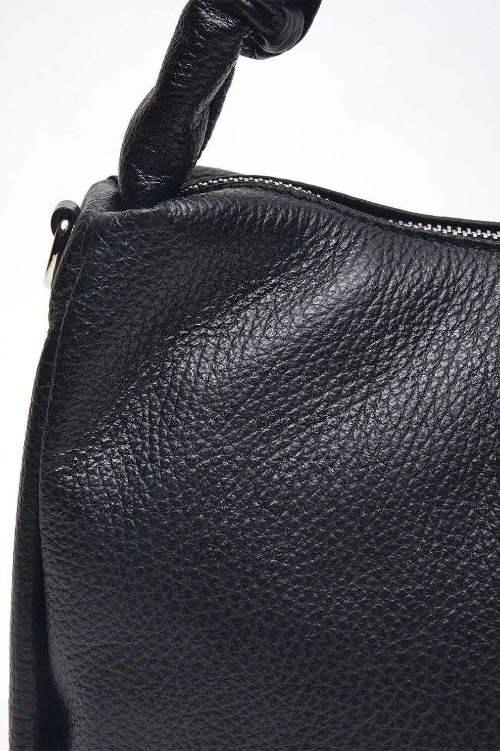 Isabella Rhea, Bőrtáska húzott pánttal, Fekete - eMAG.hu