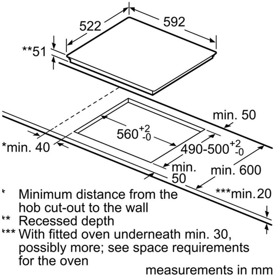 Plita incorporabila Bosch PUE612FF1J, Electrica, Inductie, 4 zone de ...