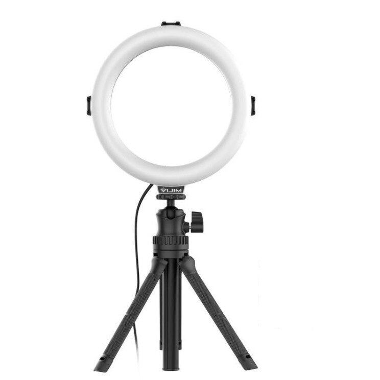 Desktop Ring Light LED Ulanzi Vijim K9 RGB cu trepied si telecomanda ...