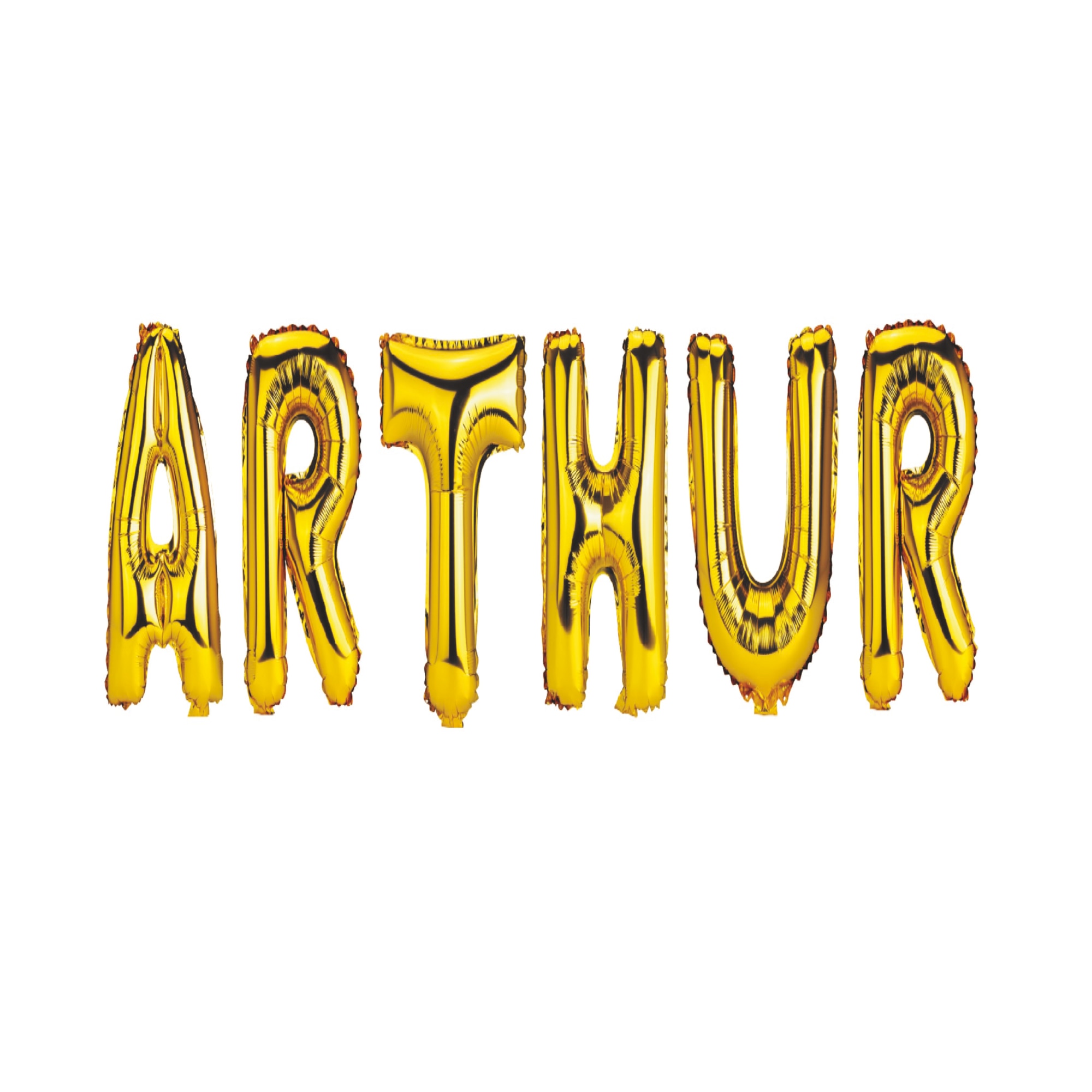Комплект балони Arthur Name, злато, 40 см - eMAG.bg