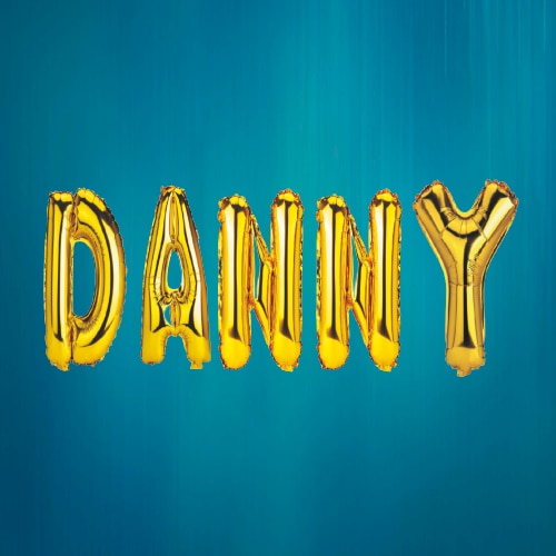 Комплект балони Danny Name, злато, 40 см - eMAG.bg