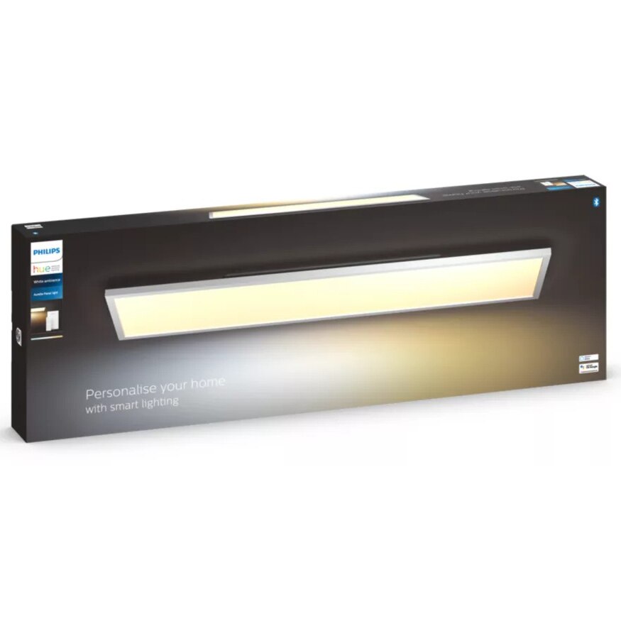 Panou luminos LED inteligent Philips Hue Aurelle, Bluetooth, 39W, 3750 ...