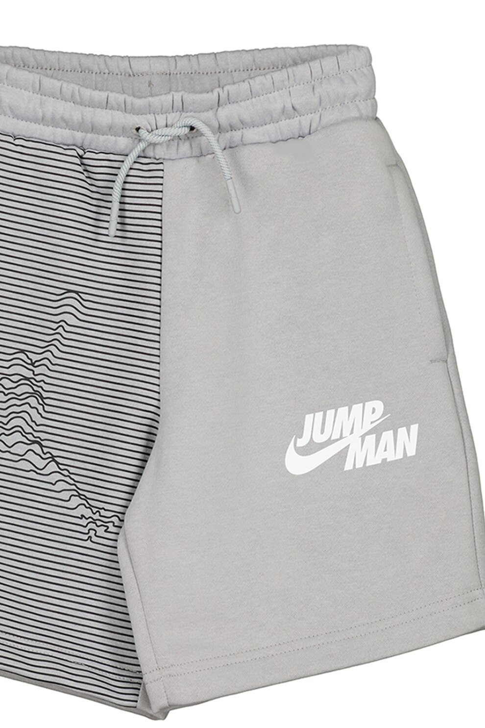 Nike, Bermude sport cu talie ajustabila Jordan Jumpman, Negru, Gri, 128 ...