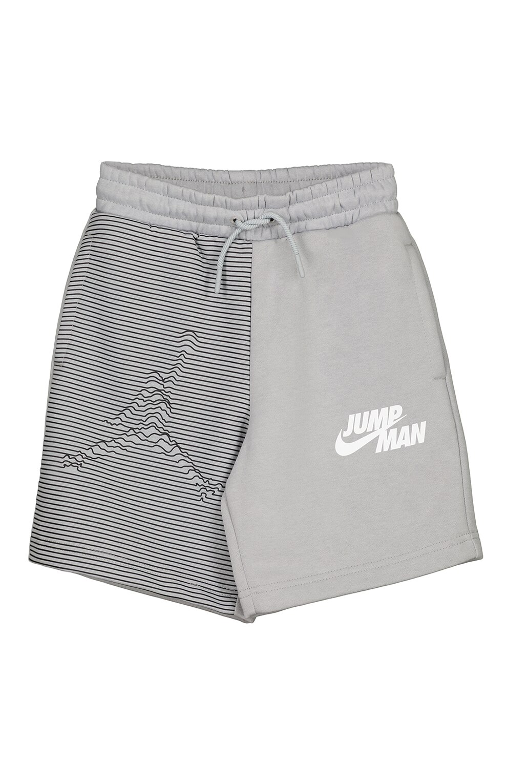 Nike, Bermude sport cu talie ajustabila Jordan Jumpman, Negru, Gri, 128 ...