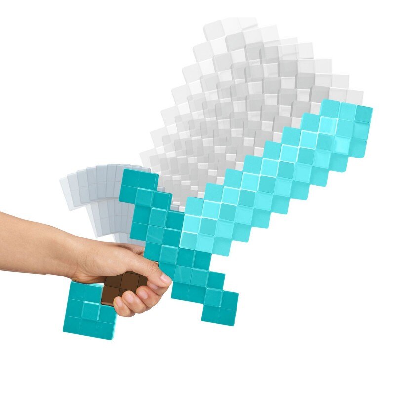 Sabie Minecraft Diamond, 43cm, Multicolor - eMAG.ro