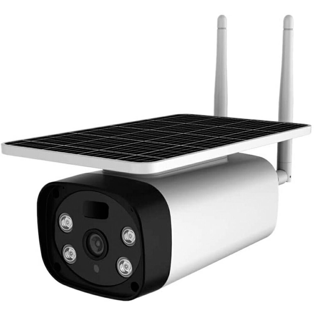 Camera solara de exterior, FULLHD, 2MP, 4 baterii, Fara fir, Senzor de ...