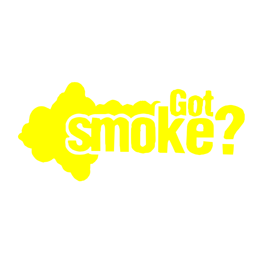 Sticker auto ''Got smoke'', 18x10 cm, Galben - eMAG.ro