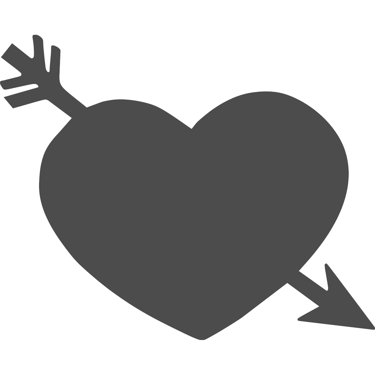 Sticker auto ''Inima..'', 18x15 cm, Gri - eMAG.ro