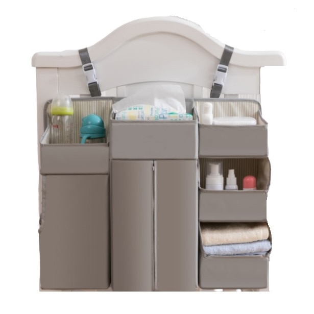 Organizator modular, Empria, pentru patut, 60x15x50 cm, Gri - eMAG.ro