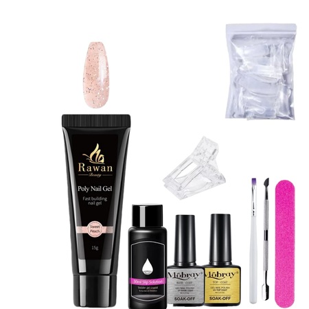 Rawan Beauty Poly gel Mini Készlett Sweet peacs - eMAG.hu