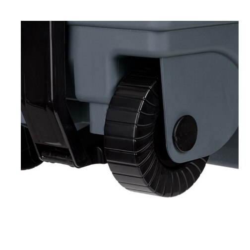 Pubela de gunoi, tomberon cu roti si pedala 60 litri, gri antracit ...