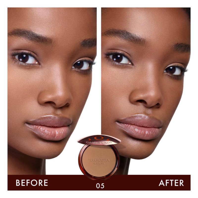 Pudra bronzanta GUERLAIN Terracotta Original culoare 05 Deep Warm 10 g ...