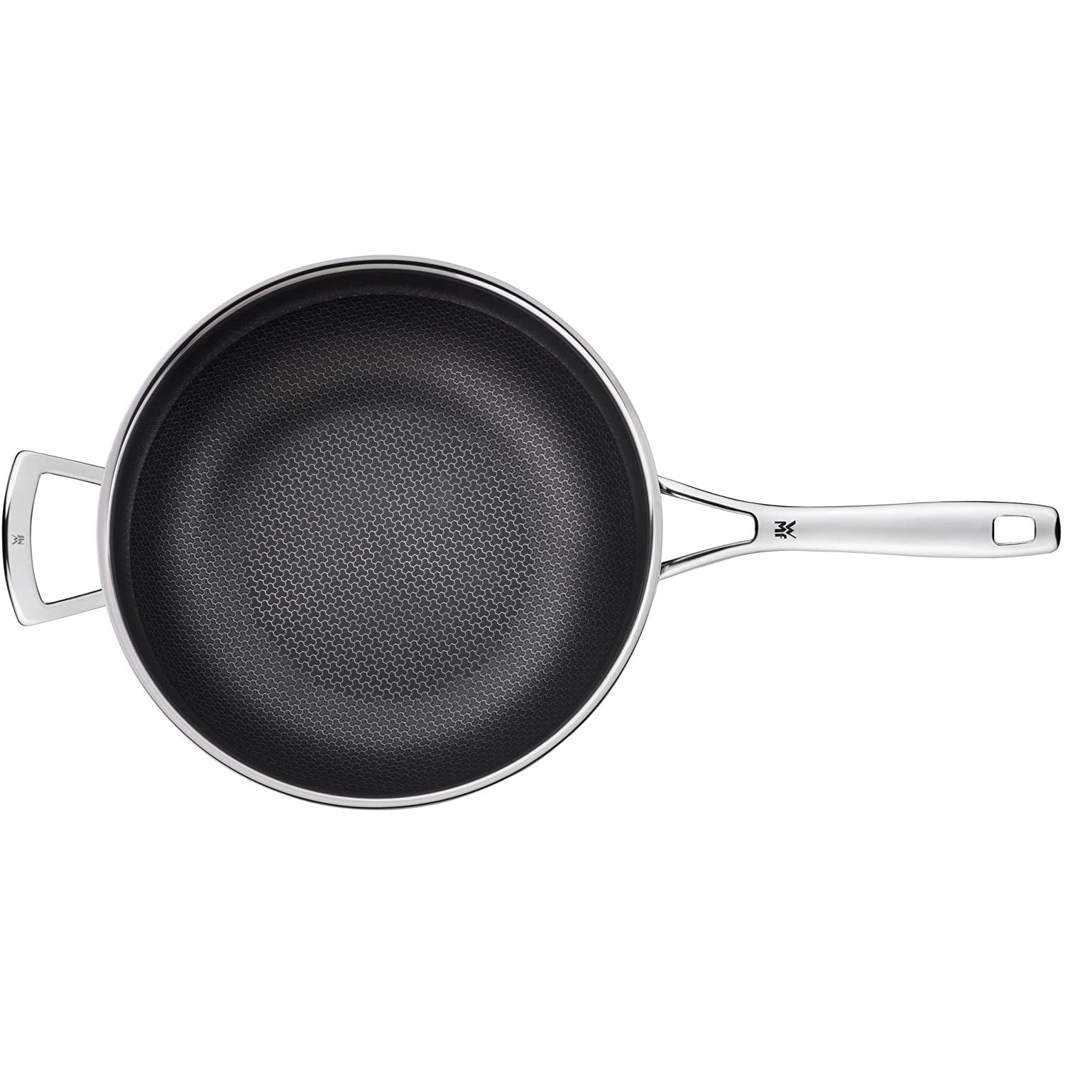 Tigaie Wok WMF Profi Resist, 28cm, antiaderenta, inductie, Inox - eMAG.ro