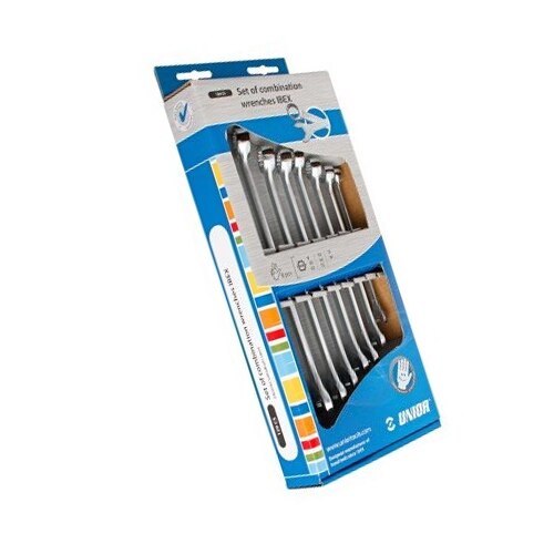 Set de chei combinate ibex in cutie de carton, plaja dimensiuni 8 - 19 ...