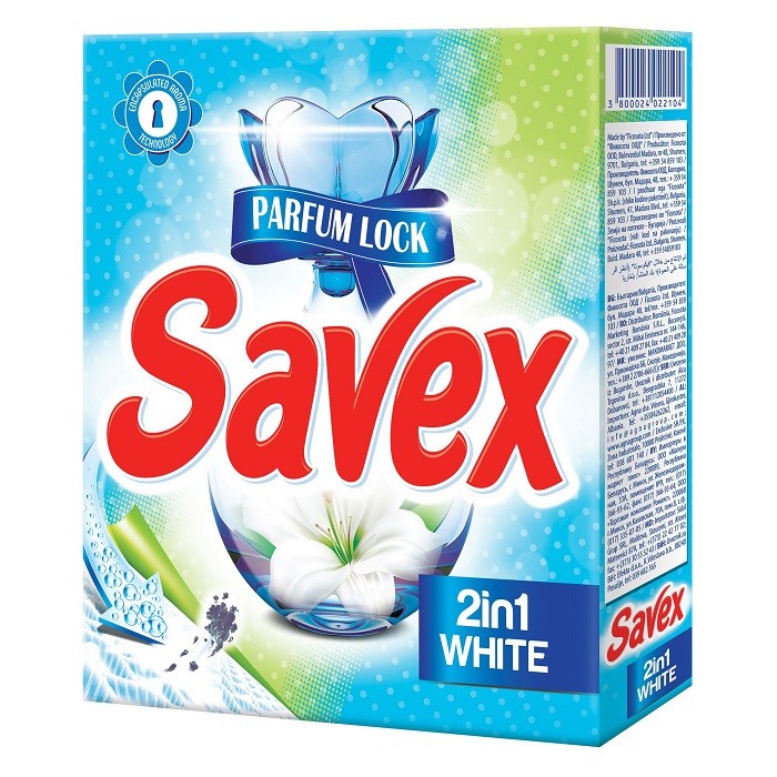 Set Detergent Automat Savex 2 In 1 White, 7 Cutii x 300 g - eMAG.ro