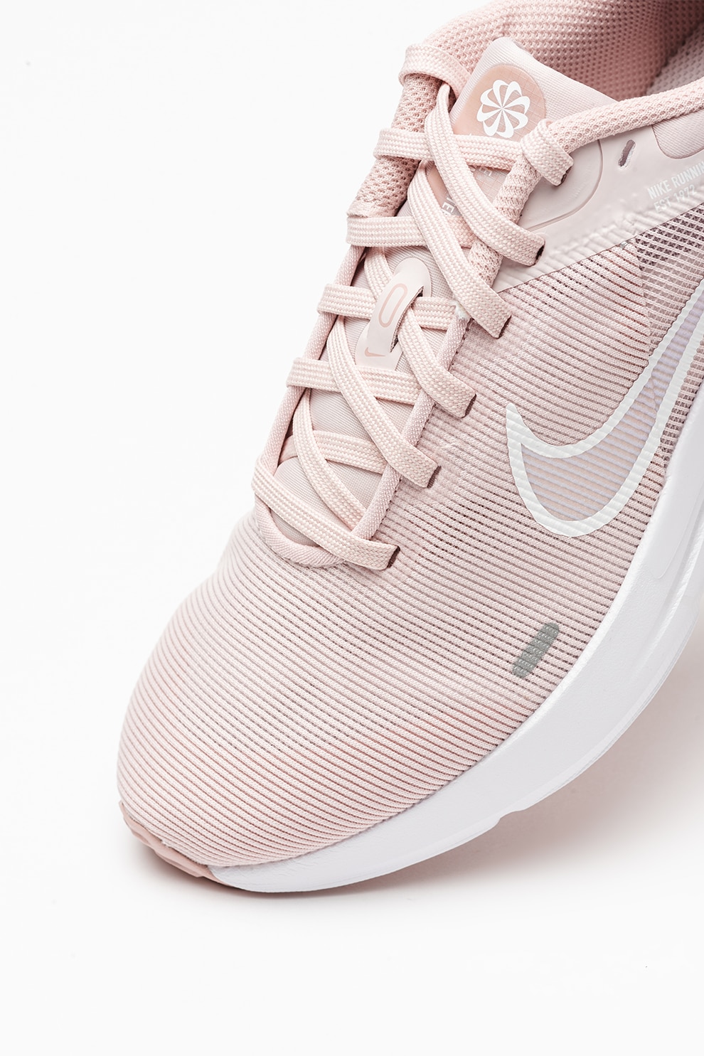 Nike, Pantofi cu logo pentru alergare Downshifter 12, Roz prafuit, 7 ...