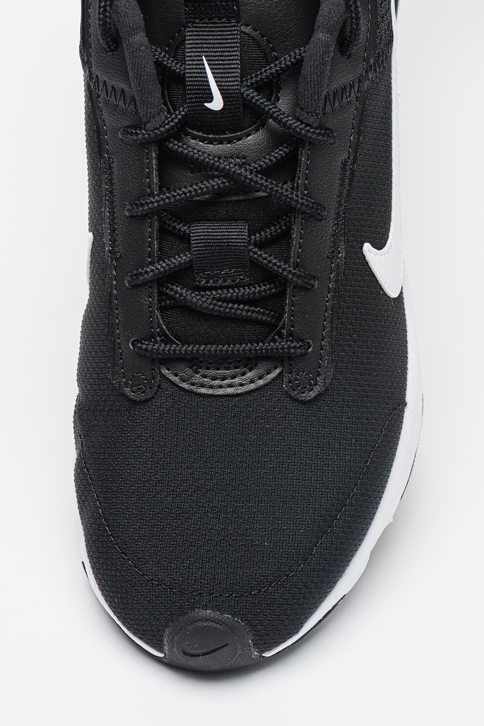 Nike, Спортни обувки Air Max Interlock с лого, Бял, Черен, 6 - eMAG.bg