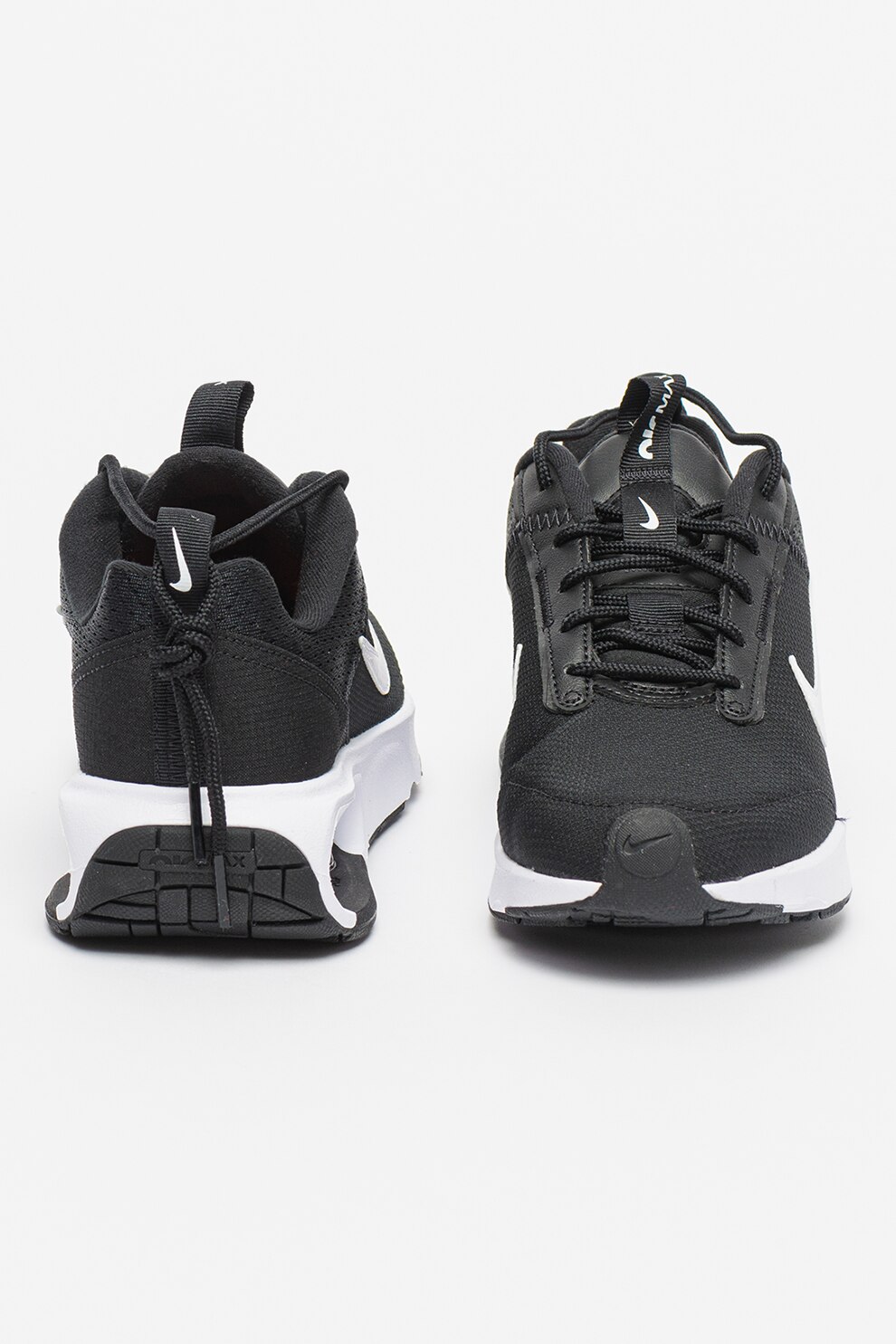 Nike, Спортни обувки Air Max Interlock с лого, Бял, Черен, 6 - eMAG.bg