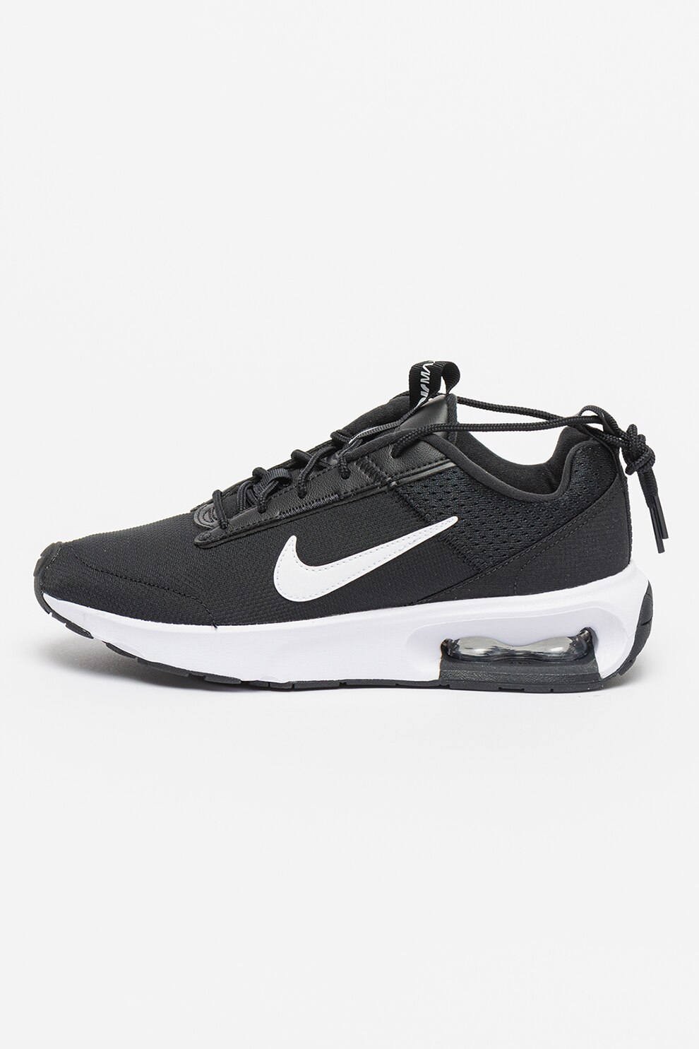 Nike, Спортни обувки Air Max Interlock с лого, Бял, Черен, 6 - eMAG.bg