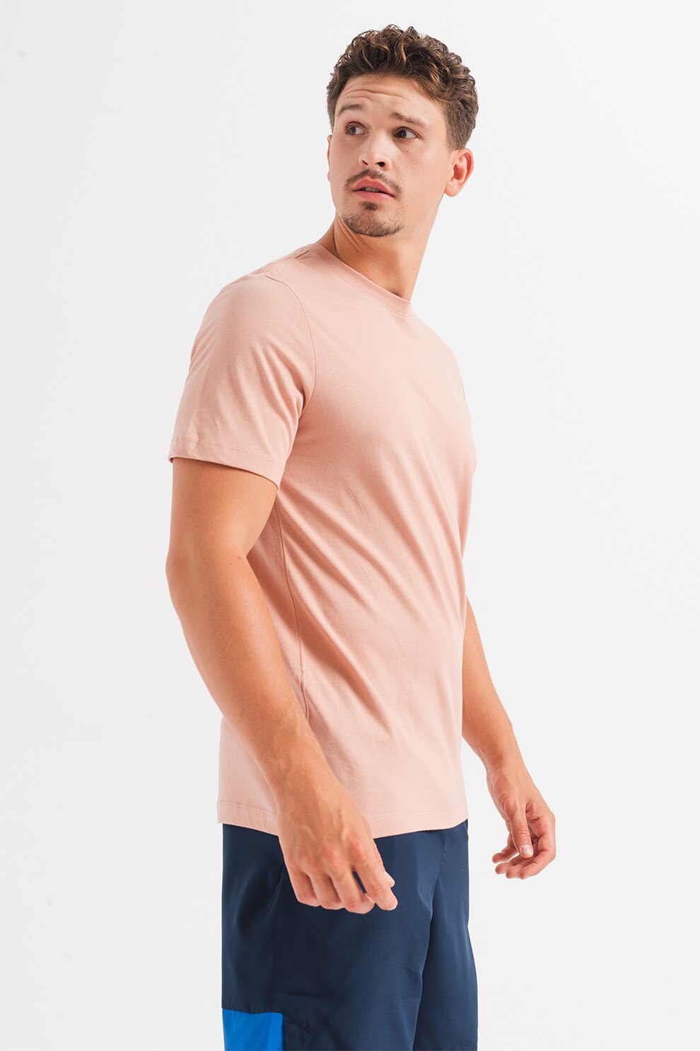 Nike, Tricou cu decolteu la baza gatului, pentru fotbal, Roz prafuit ...