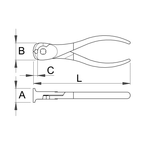 Cleste Unior de 160 mm cu tais fata - eMAG.ro