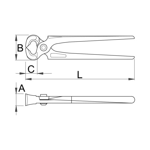 Cleste Unior de 250 mm, pentru cuie - eMAG.ro