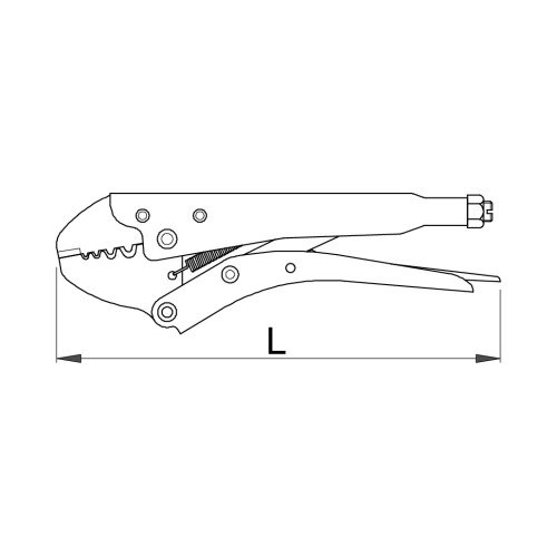 Cleste Unior de 220 mm pentru sertizare-strangere - eMAG.ro