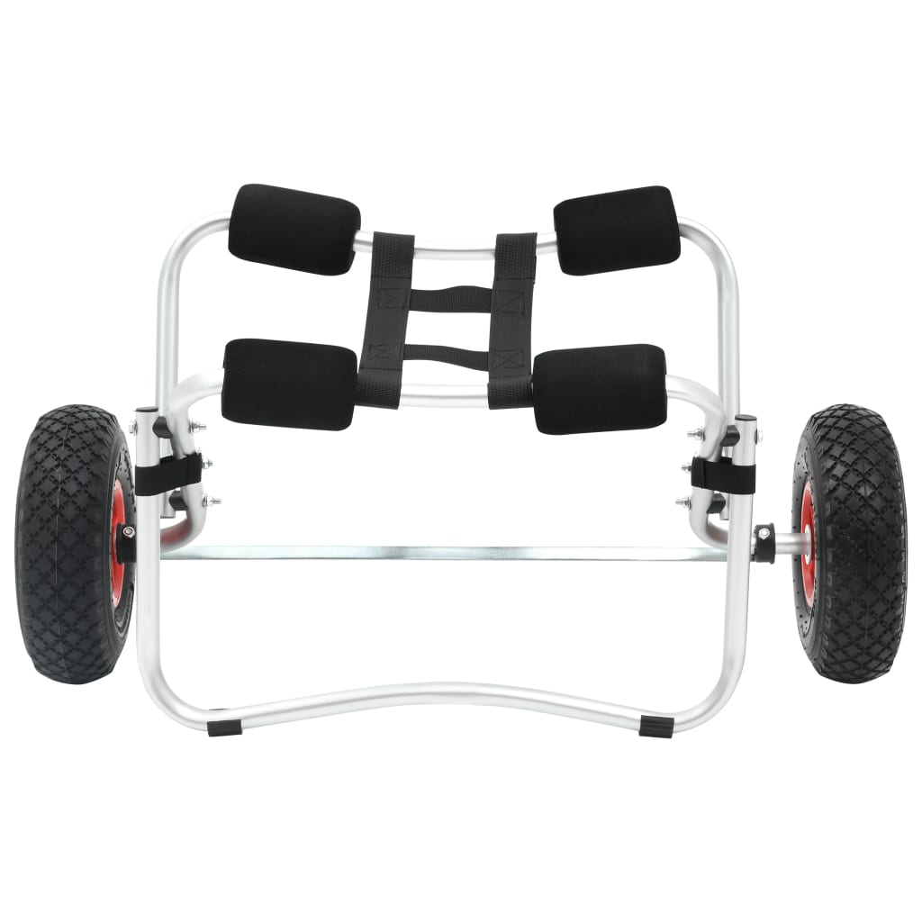 Carucior caiac vidaXL, Aluminiu, 72 x 50 x 26cm, 3.3 kg - eMAG.ro