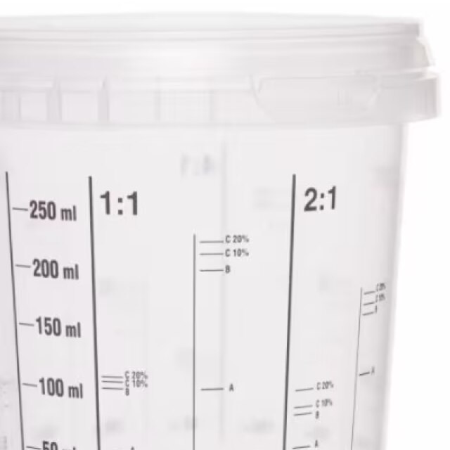 Recipient mixare gradat, 3M, 50402, reutilizabil, din plastic, 365 ml ...