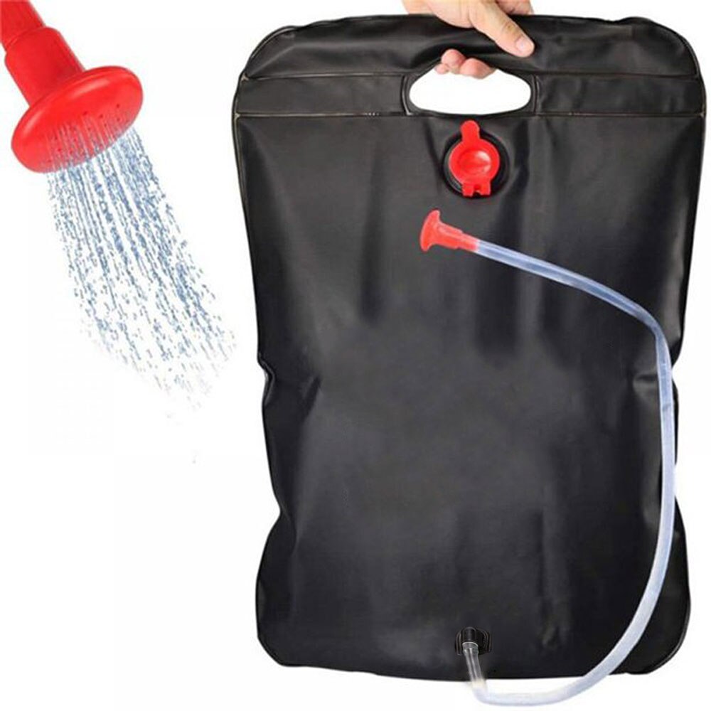 Dus portabil SIKS® pentru camping, 20 L, negru - eMAG.ro