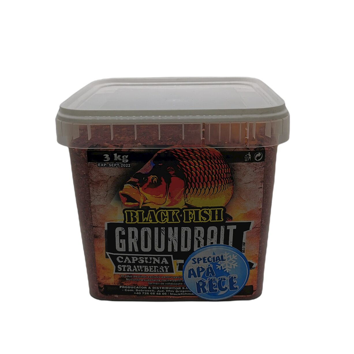 Galeata Groundbait, Black Fish, Special Apa Rece 3kg, Aroma Capsuna ...