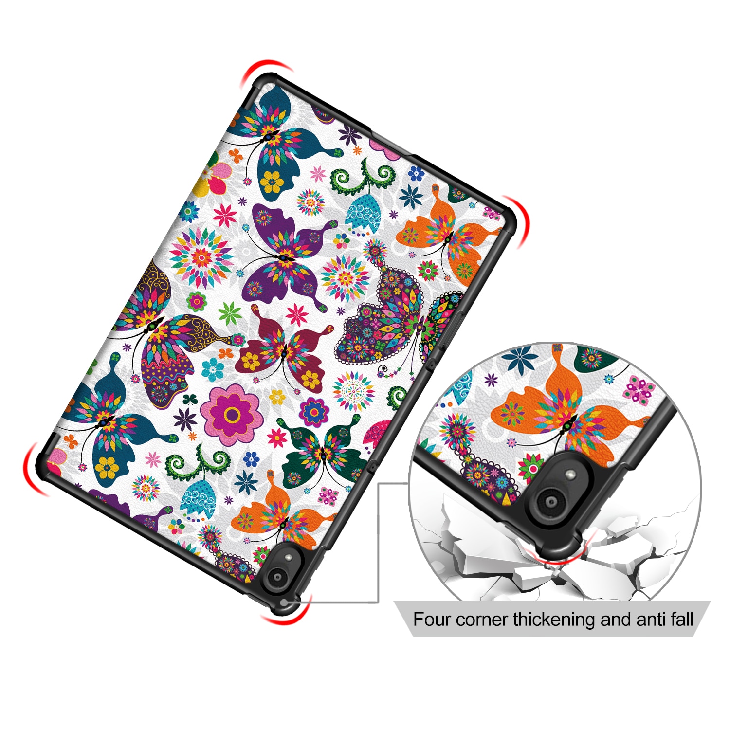Husa tableta, Poliuretan/Policarbonat, Compatibila cu Lenovo Tab P11 ...