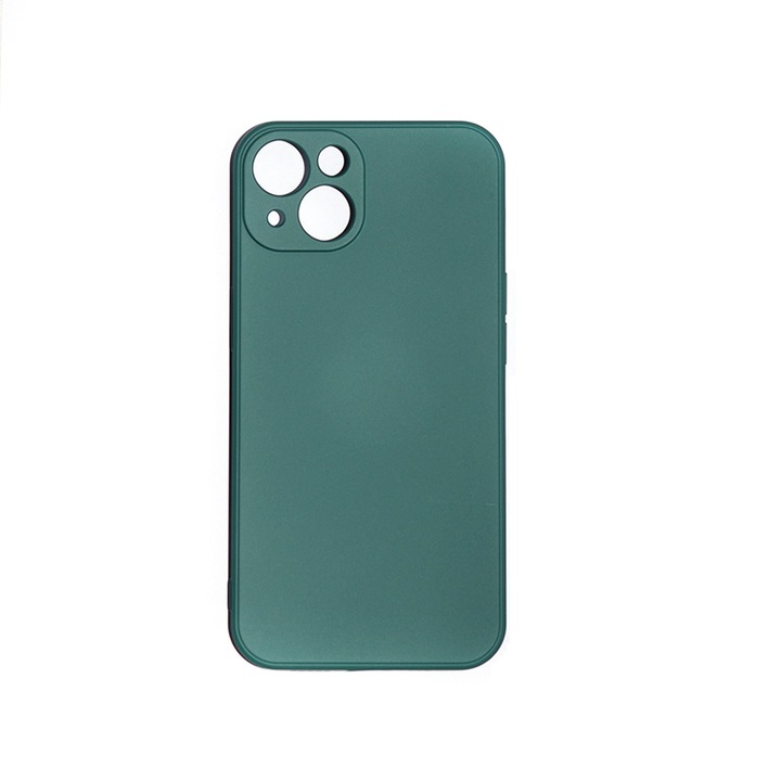 Силиконов калъф, За iPhone 13, Зелен - eMAG.bg