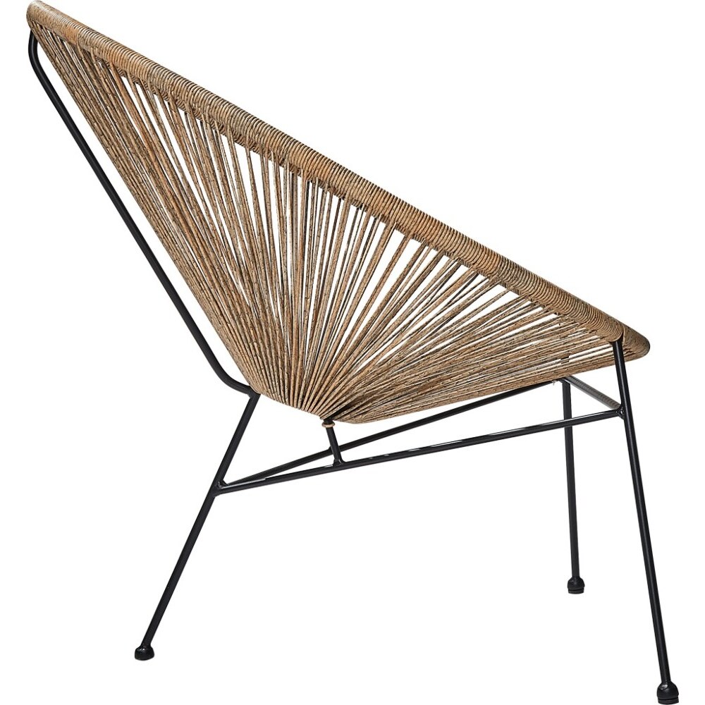 Fotoliu de gradina Acapulco, structura metalica, natur, 73x79.5x88 cm ...
