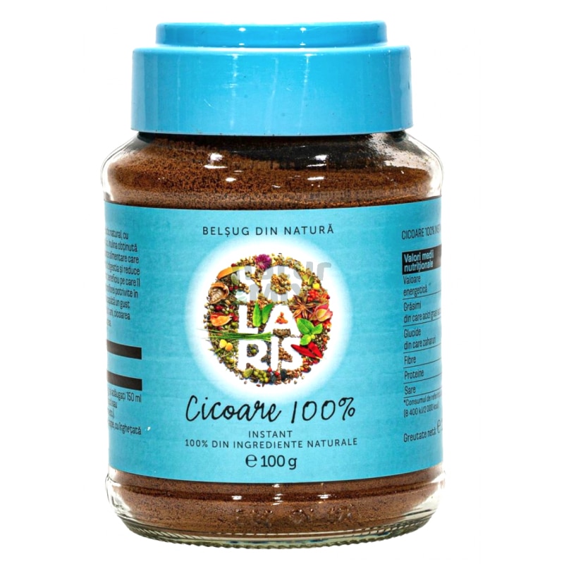 Cicoare 100% Instant Borcan 100gr Solaris - eMAG.ro