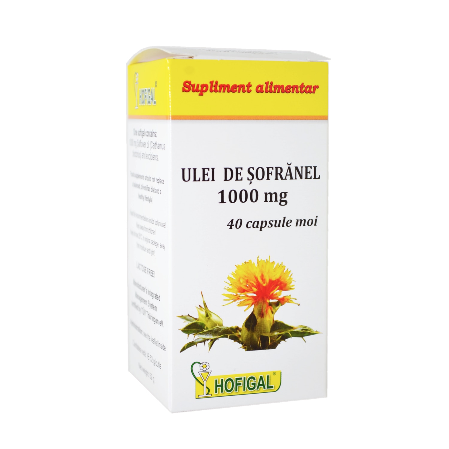 HOFIGAL, Ulei de Sofranel 1000mg 40cps moi - eMAG.ro