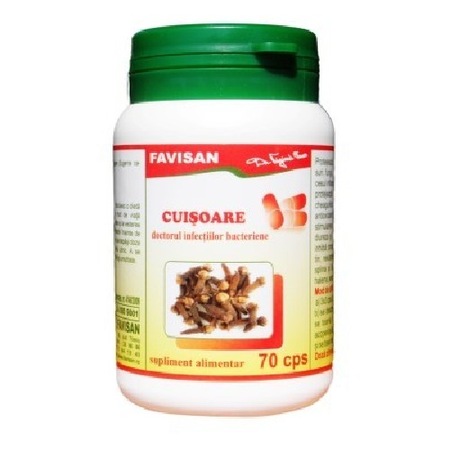 Cuisoare, 70 capsule, Favisan - eMAG.ro