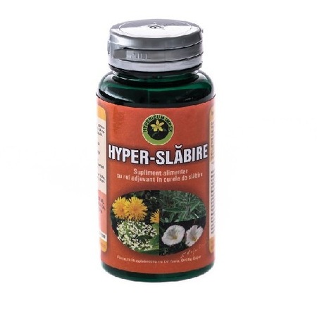 Hyper Slabire, 60 capsule, 280 mg, Hypericum - eMAG.ro