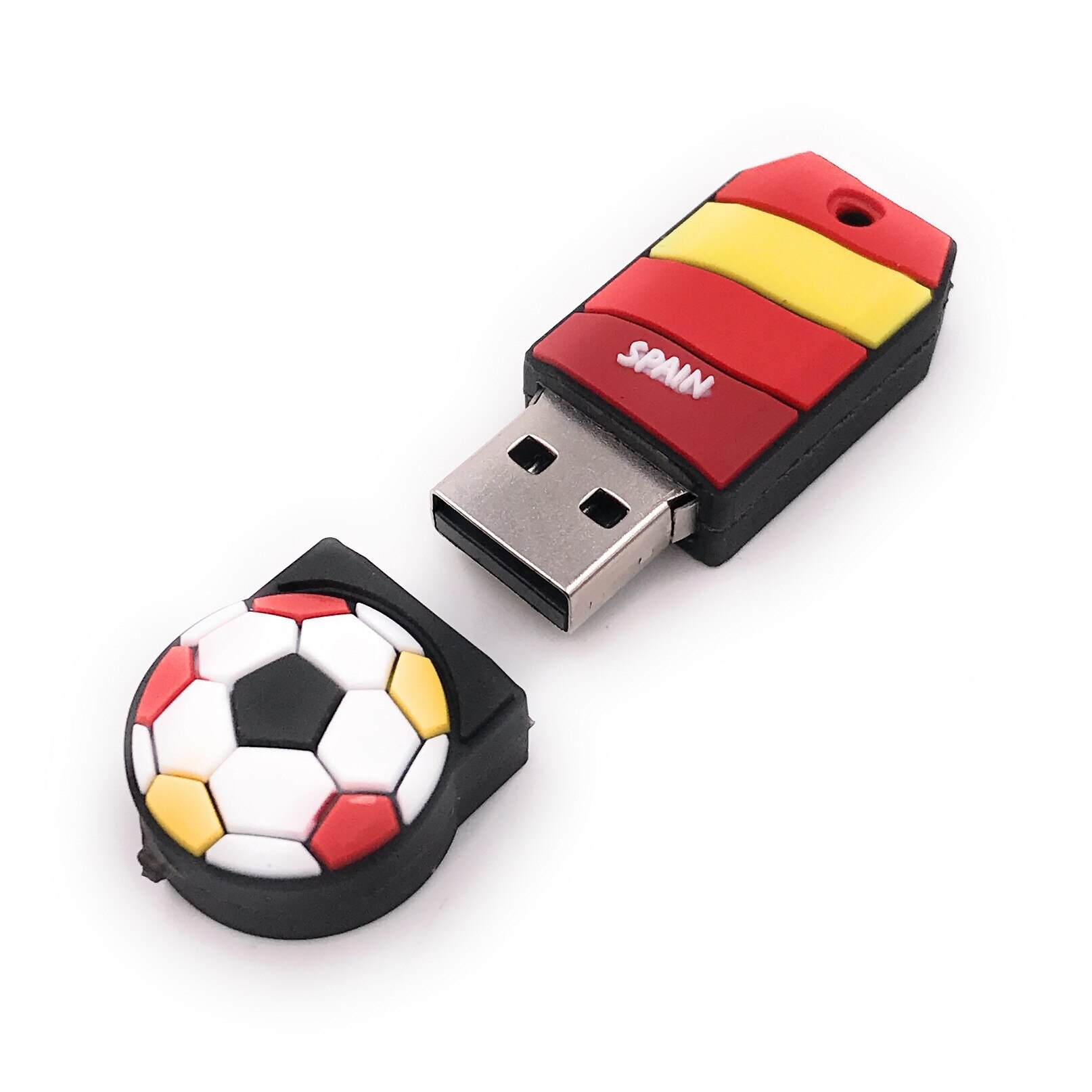 Stick USB cu drapelul Spaniei, 32 GB, USB 2.0, Multicolor - eMAG.ro