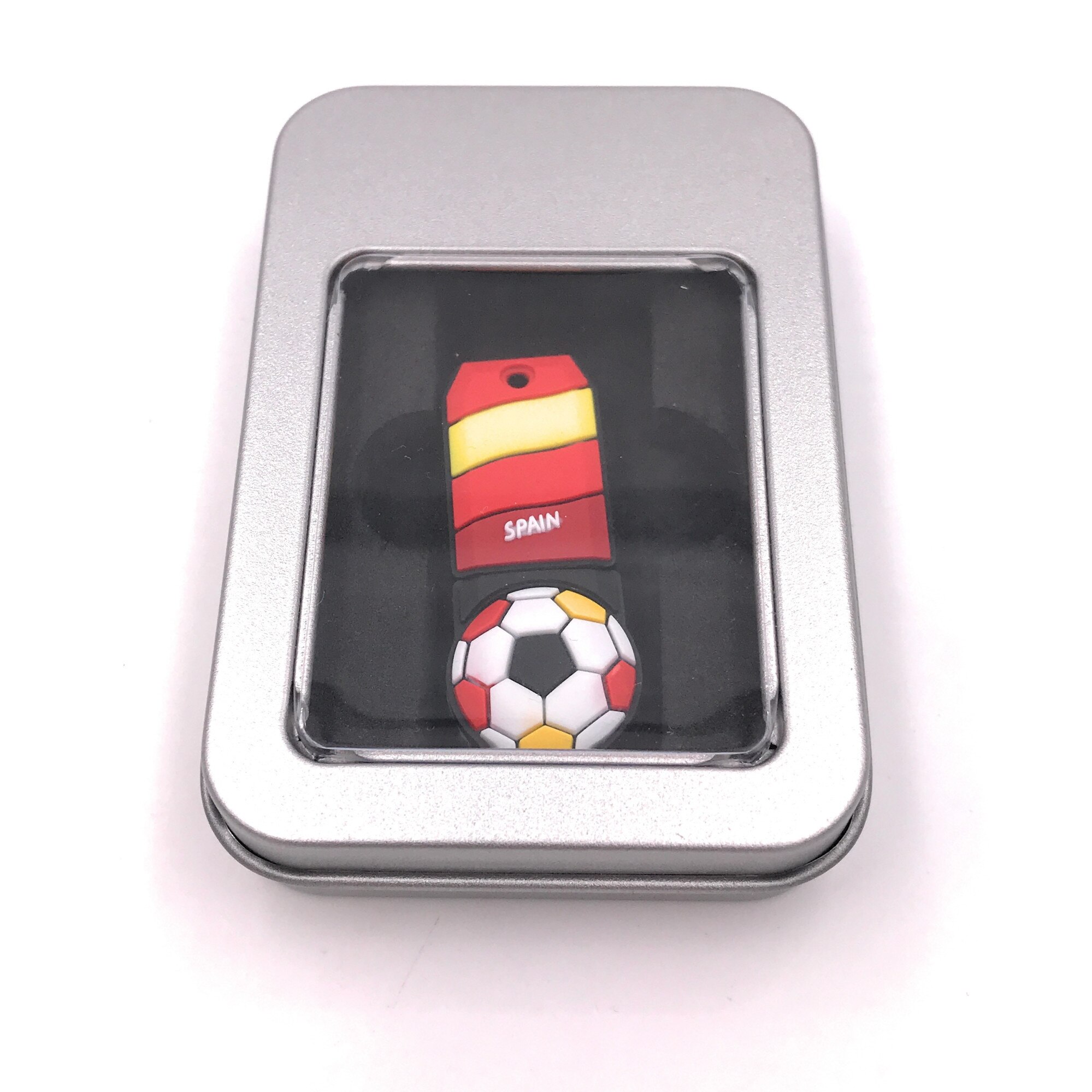 Stick USB cu drapelul Spaniei, 32 GB, USB 2.0, Multicolor - eMAG.ro