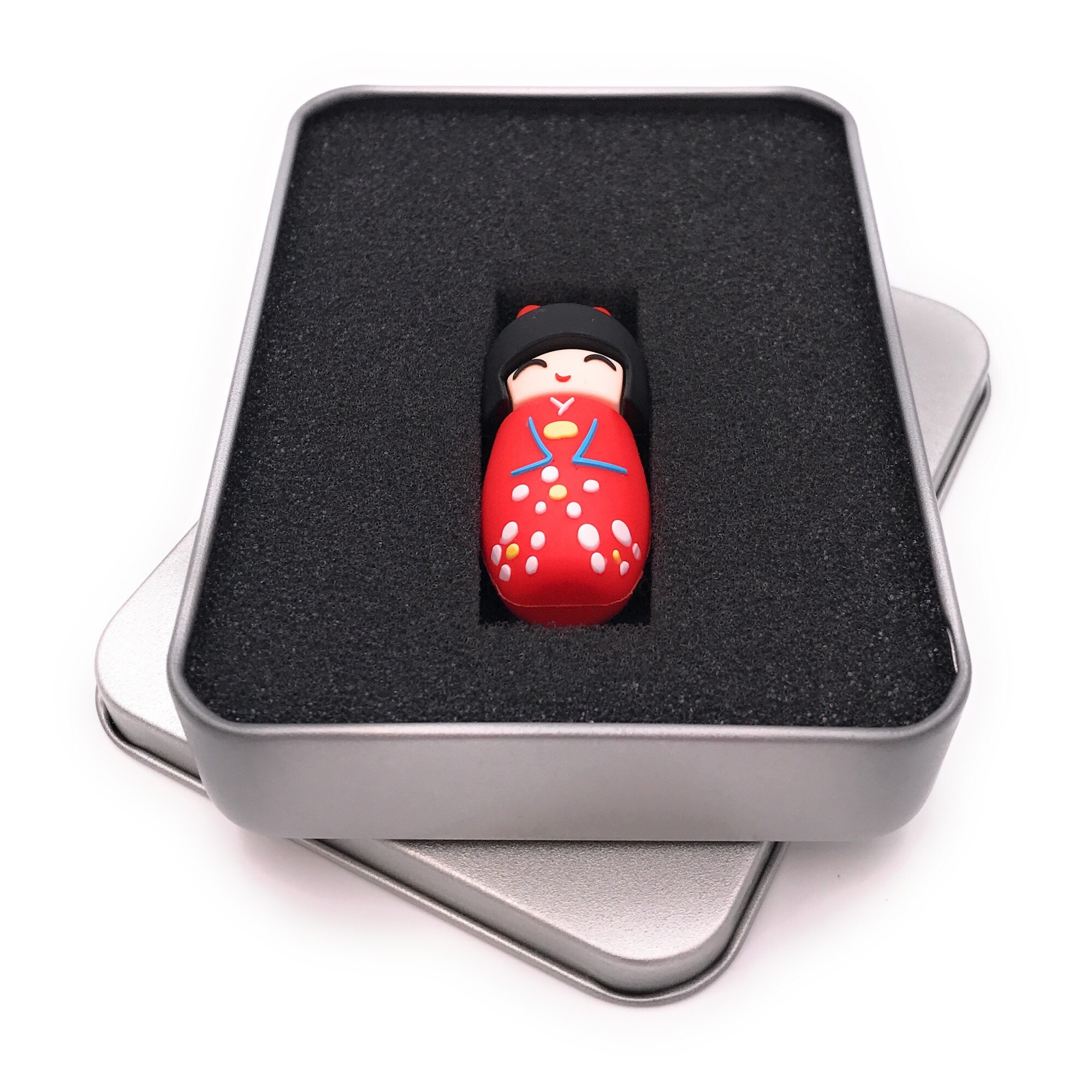 Stick USB in forma de Matriosca, 64 GB, USB 2.0, Rosu - eMAG.ro